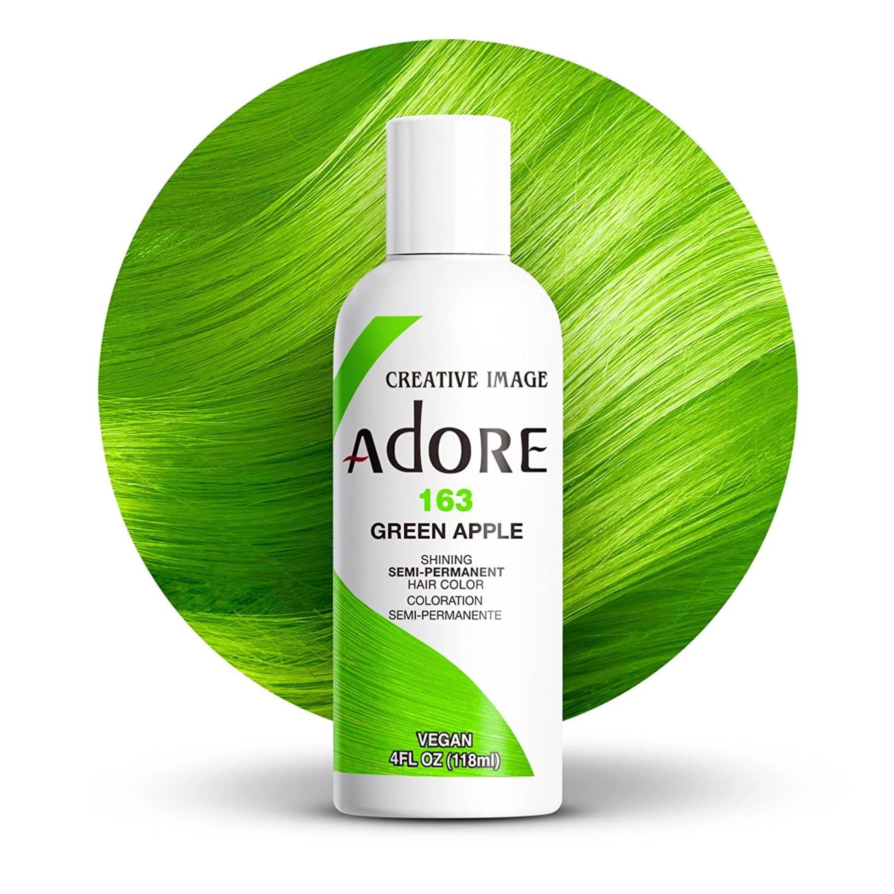 Купити Фарба прямої дії для волосся Adore 163 Green Apple (Зелене ...